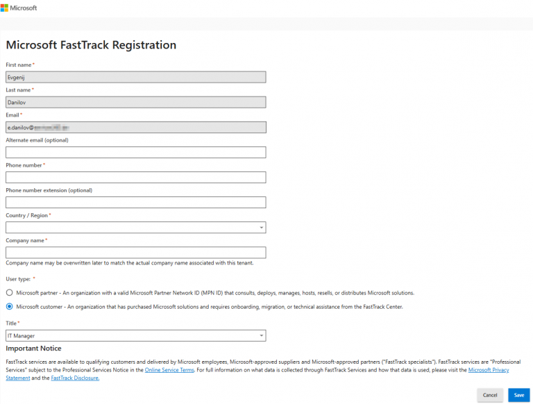 How to Set Up Microsoft 365 with FastTrack Assistance – Services 365